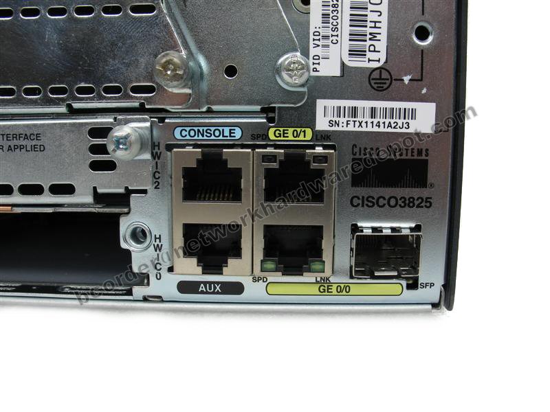 Cisco 3825 Security Router 15.1 IOS CCNA/CCNP CISCO3825-SEC/K9 - 1 Year ...