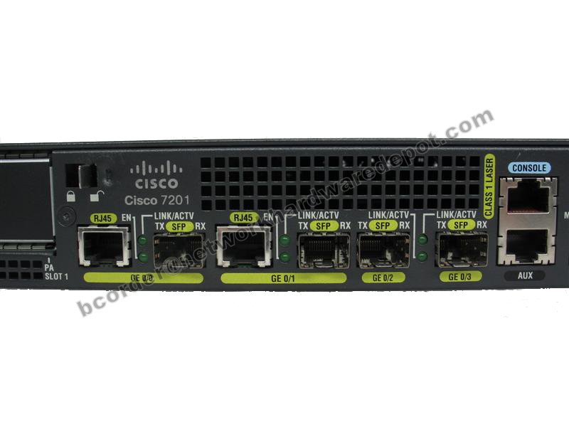 Cisco 7201 Router CISCO7201 w/2GB DRAM dual AC Power NPE-G2 - 1 Year ...